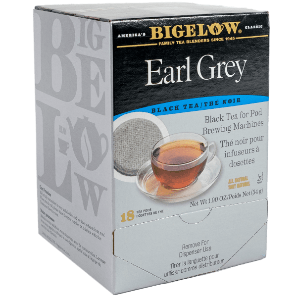 Bigelow® Earl Grey Black Tea One-Cup Pod 18 ct Box