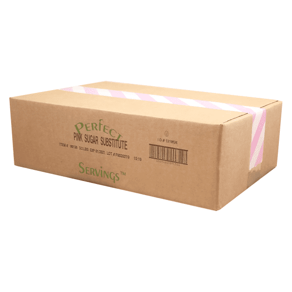 Perfect Servings® Pink Sugar Substitute 2 lb 3 ct Bag