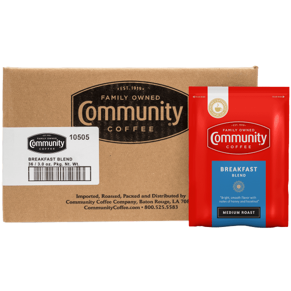 Community® Coffee Breakfast Blend Medium Roast Frac Pack 3 oz 36 ct Box