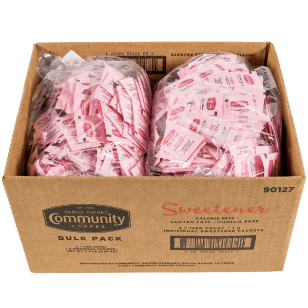 Community® Coffee Pink Sweetener 2/1,250 ct Box