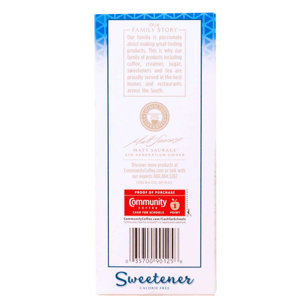 Community® Coffee Blue Sweetener 200 ct Box