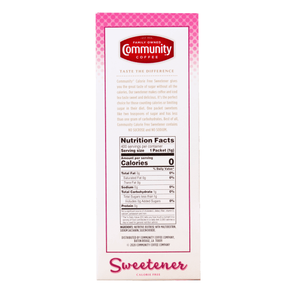 Community® Coffee Pink Sweetener 400 ct Box