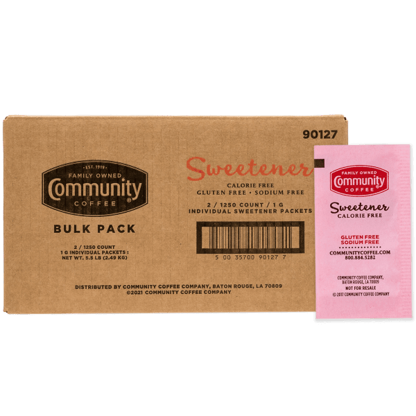 Community® Coffee Pink Sweetener 2/1,250 ct Box