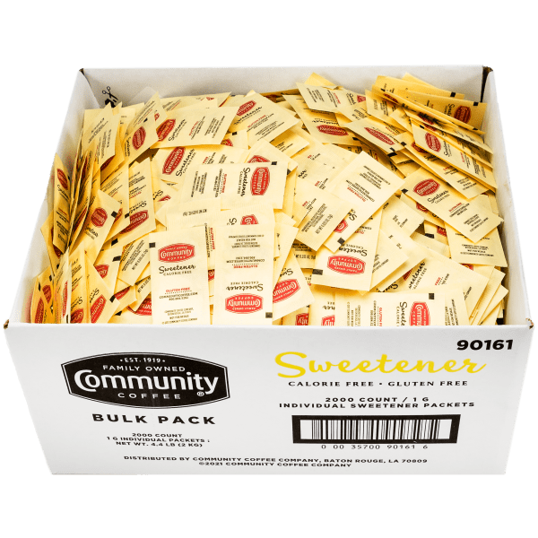 Community® Coffee Yellow Sweetener 2,000 ct Box