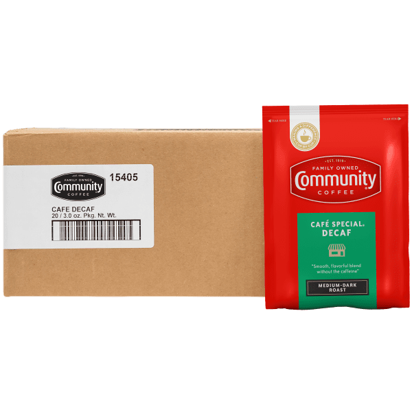 Community® Coffee Café Special® Decaf Medium-Dark Roast Frac Pack 3 oz ...