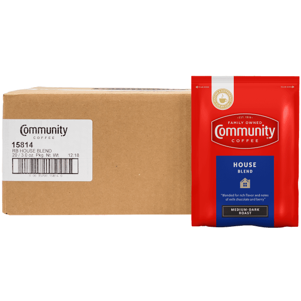 Community® Coffee House Blend Medium-Dark Roast Frac Pack 3 oz 20 ct Box
