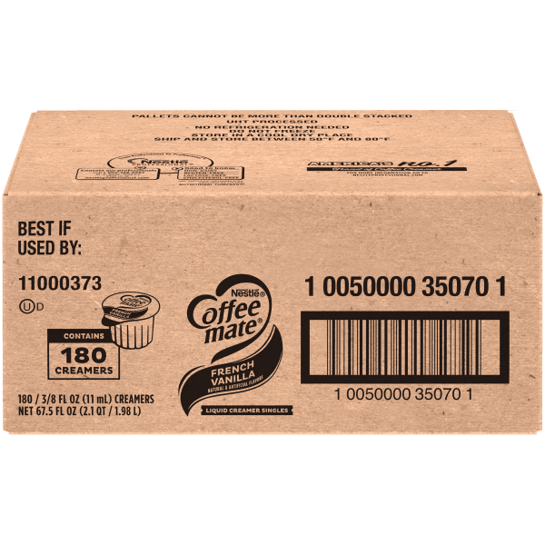 Nestlé® Coffee mate® French Vanilla Liquid Creamer 180 ct Box