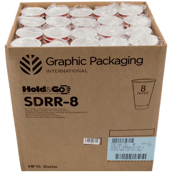 Community® Coffee Hold & Go® Double Wall Paper Hot Cup 8 fl oz 600 ct ...